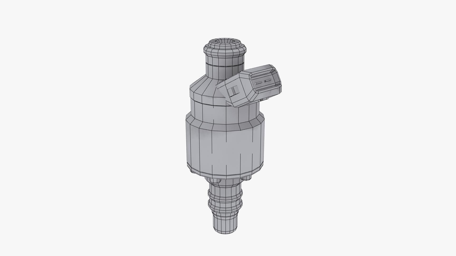 3D model Billet Atomizer3 Fuel Injector - 700 PPH VR / AR / low-poly ...