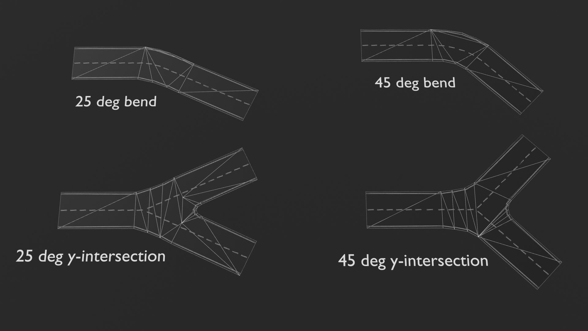 3D model Modular road pack VR / AR / low-poly | CGTrader