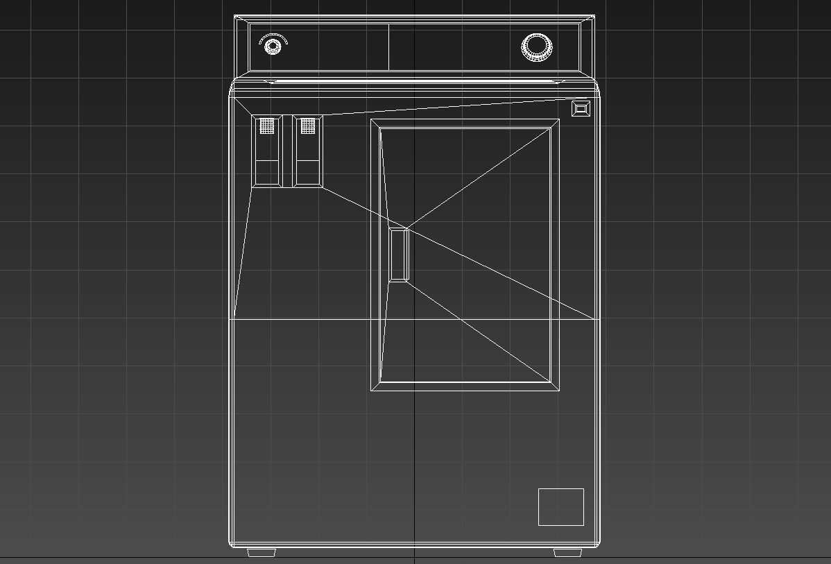washing machine top load 3D model | CGTrader