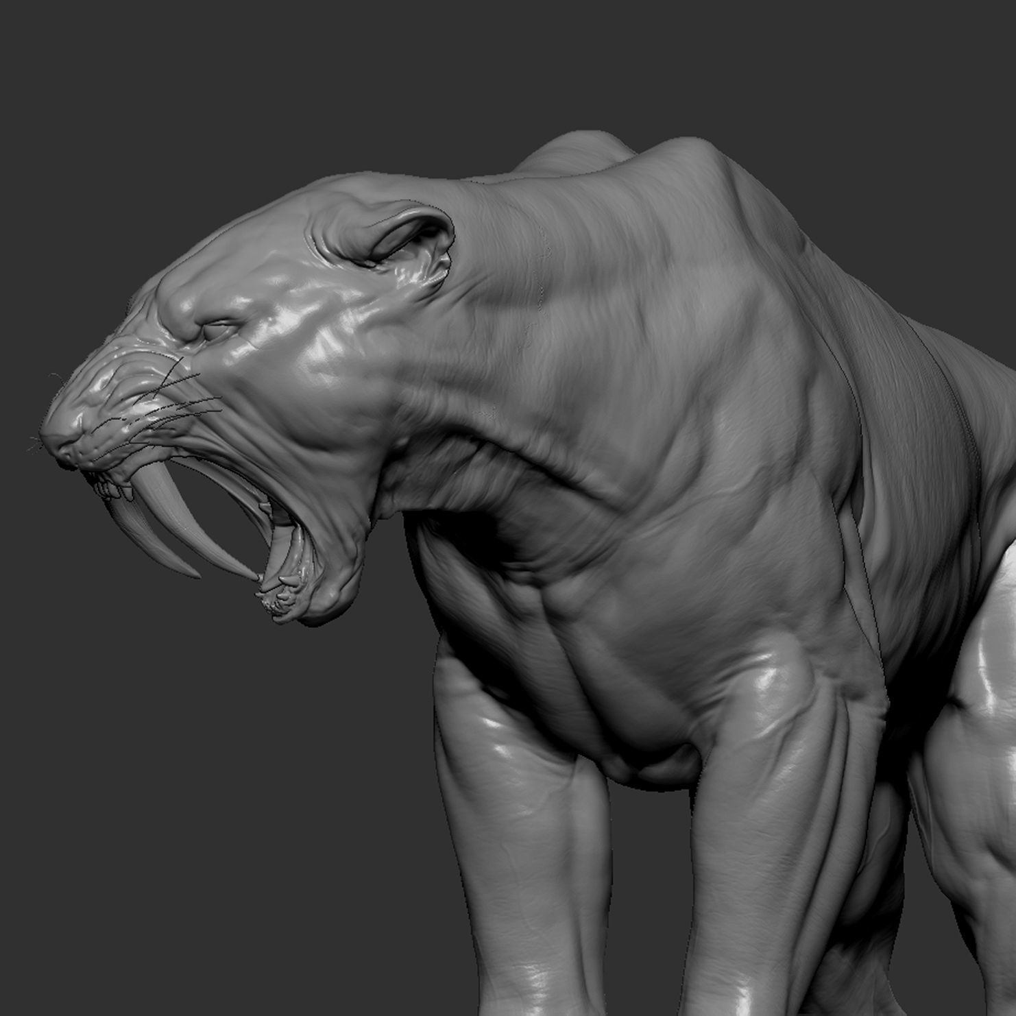 Sabertooth - No Presupported 3D model 3D printable | CGTrader