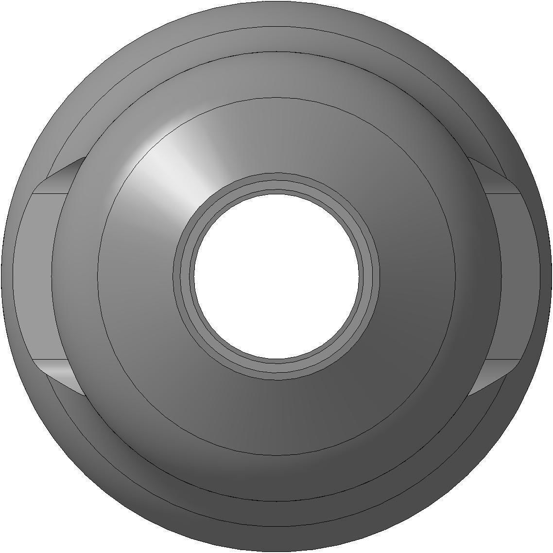 Tiger I tank early type muzzle break 3D model 3D printable | CGTrader