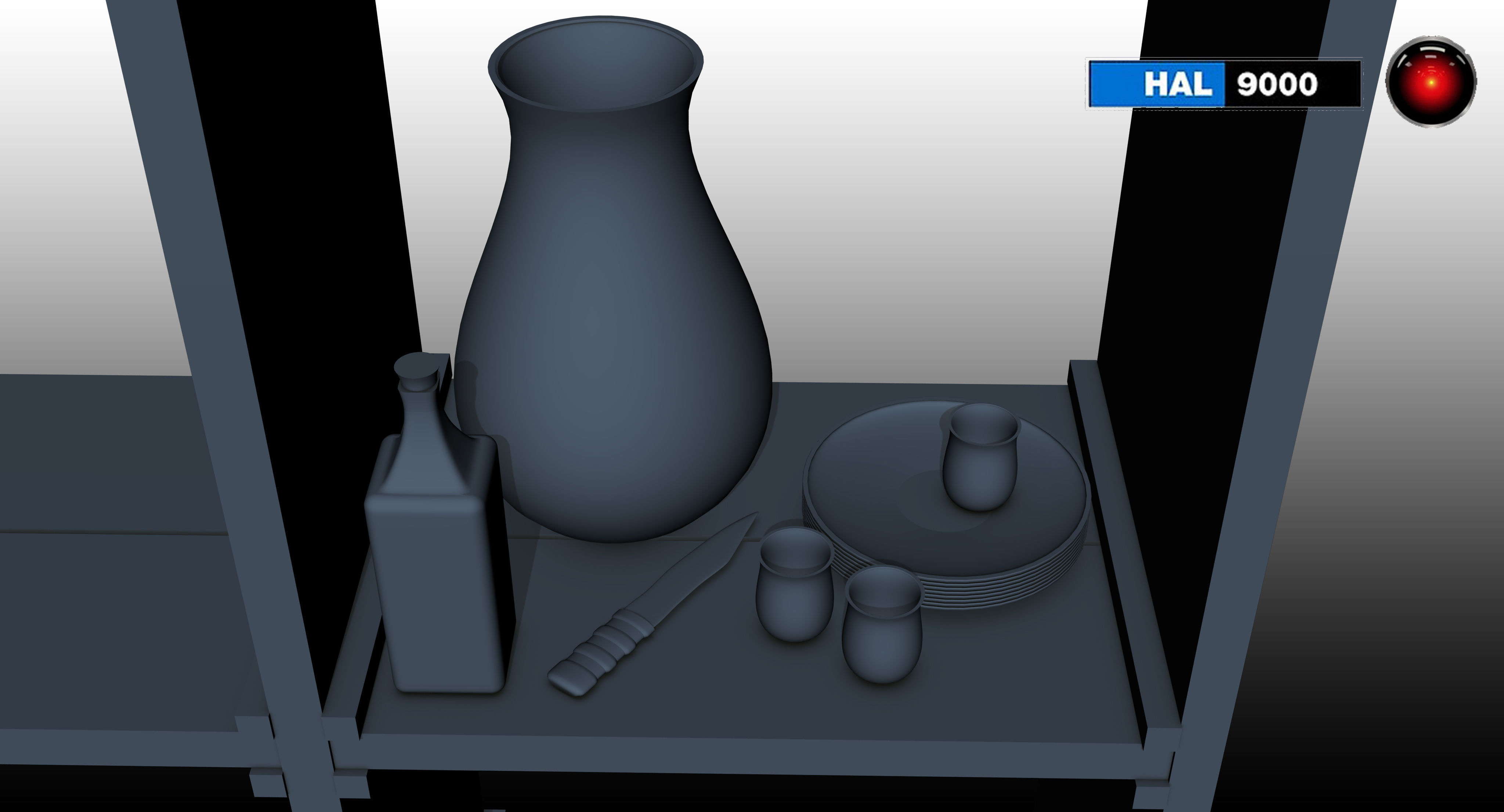 Medieval cellar entourage 3D model | CGTrader