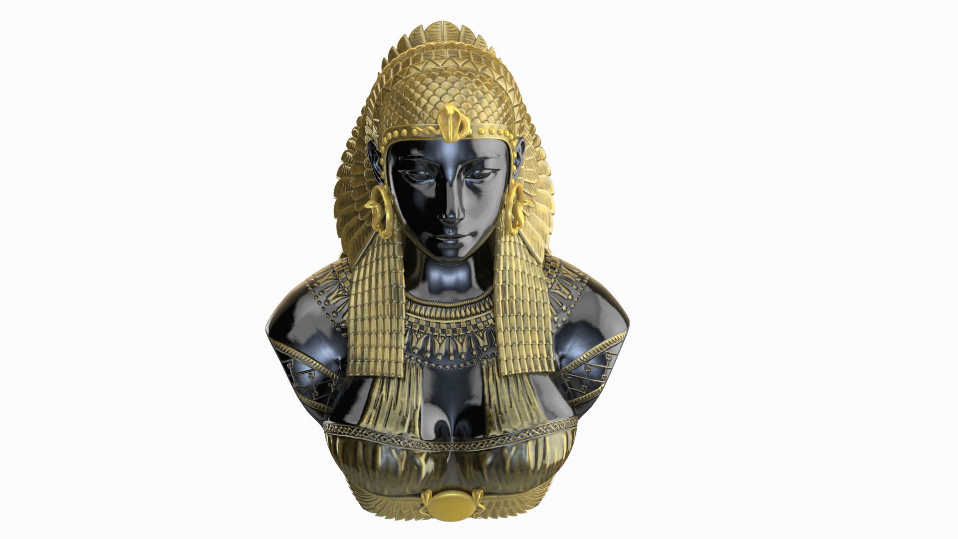 Egyptian Busts Collection 3D model | CGTrader