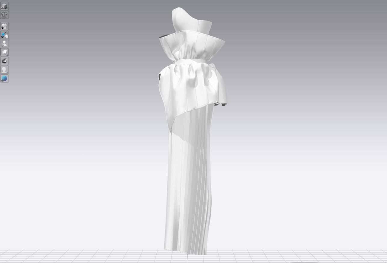 Womens black jumpsuit with an Arabic sadu print 3D model | CGTrader