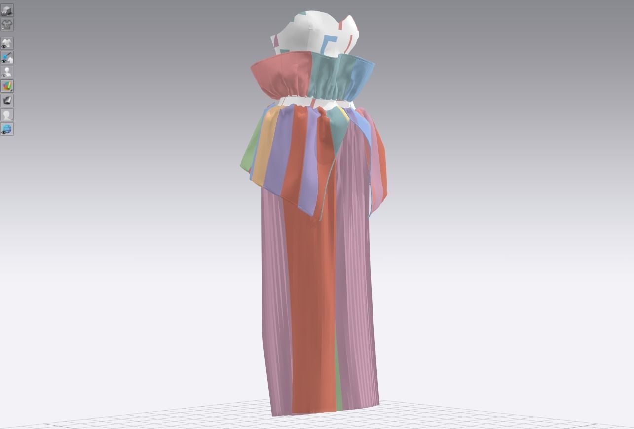 Womens black jumpsuit with an Arabic sadu print 3D model | CGTrader