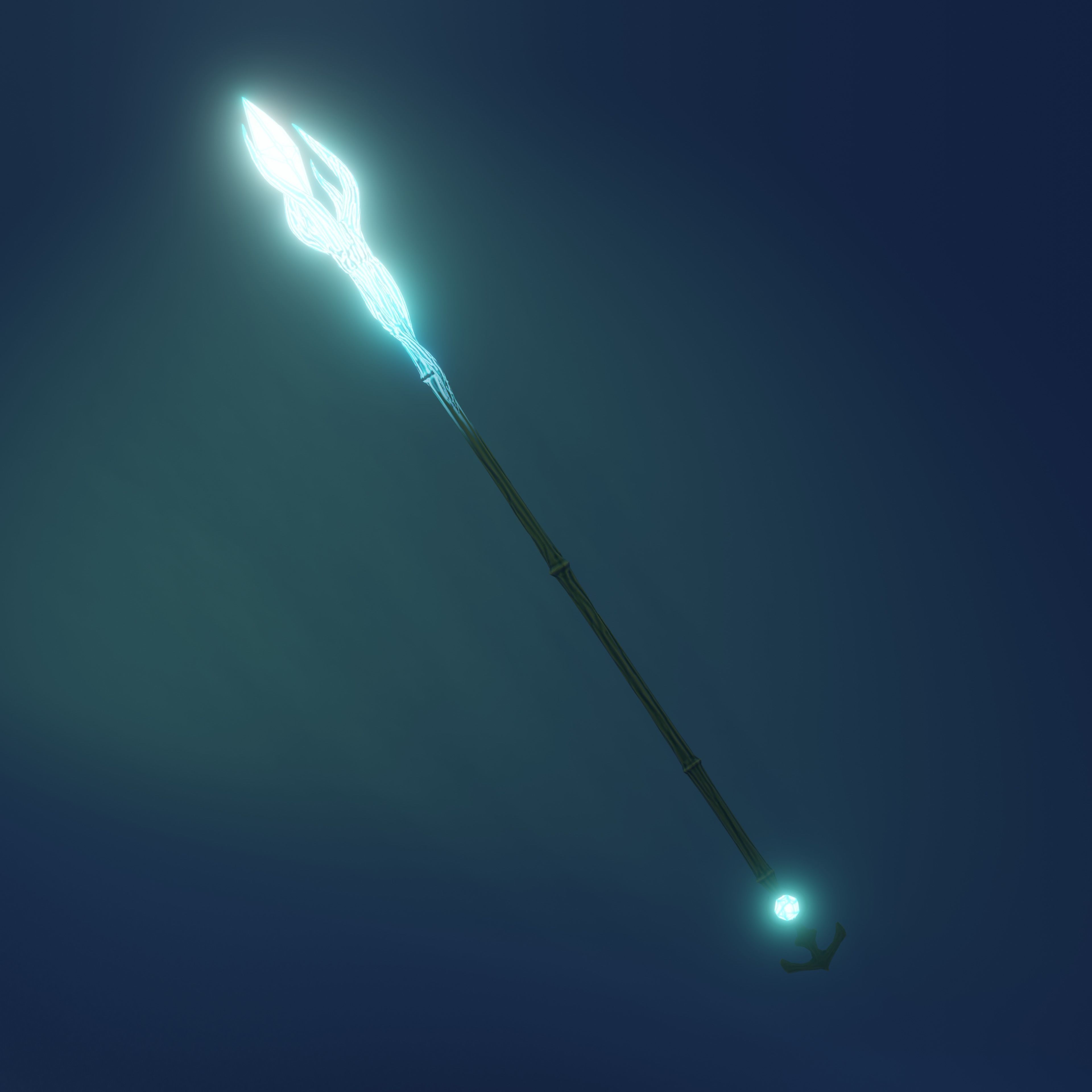 Magic wand free VR / AR / low-poly 3D model | CGTrader