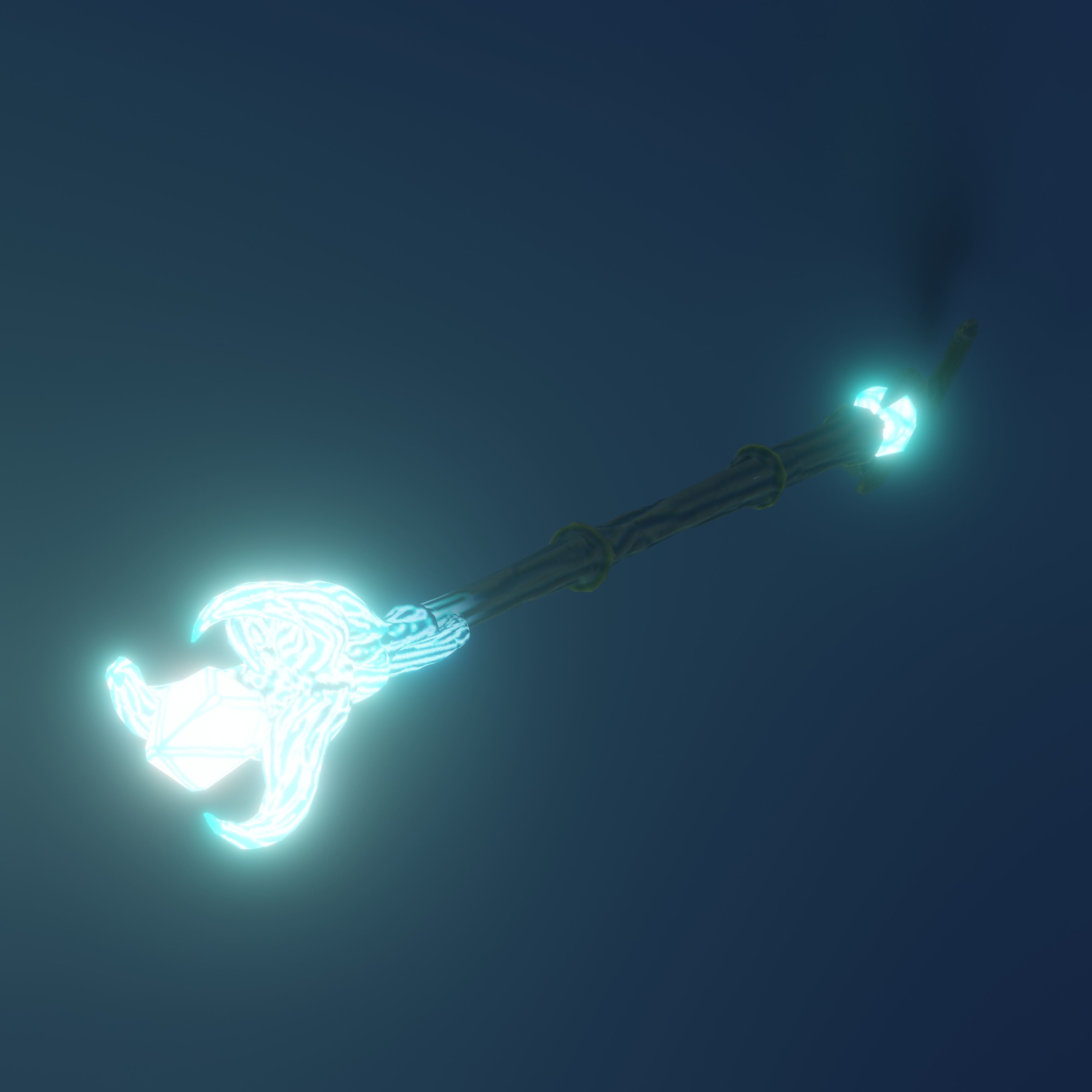 Magic wand free VR / AR / low-poly 3D model | CGTrader