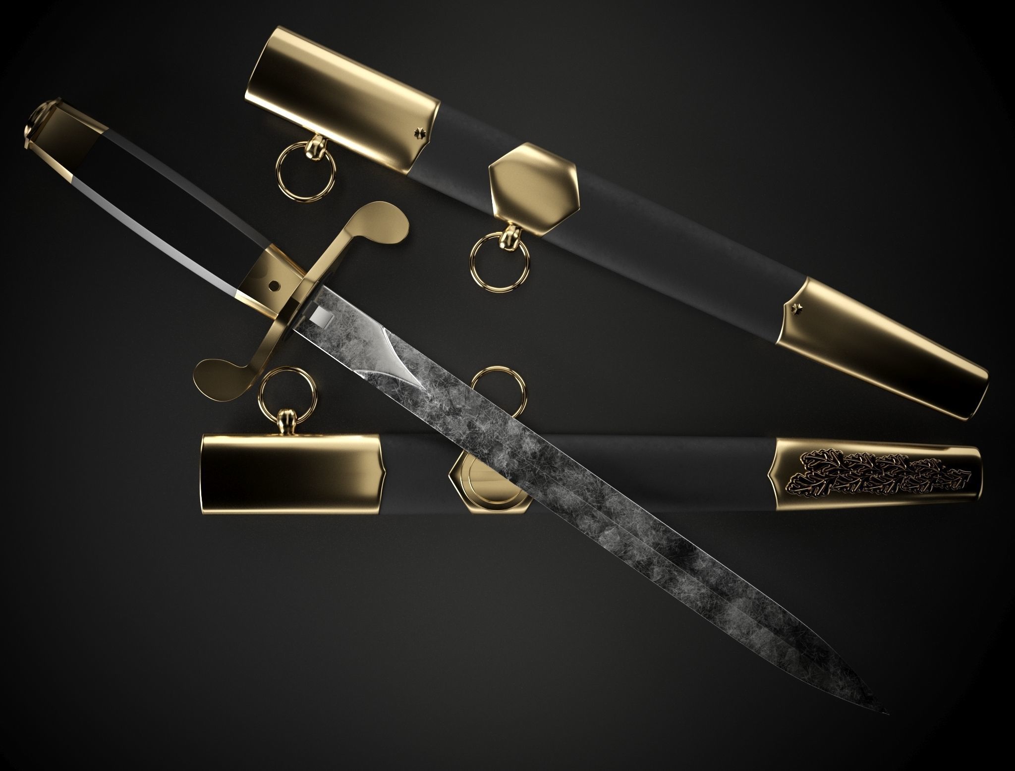 officers cutlass 3D model | CGTrader