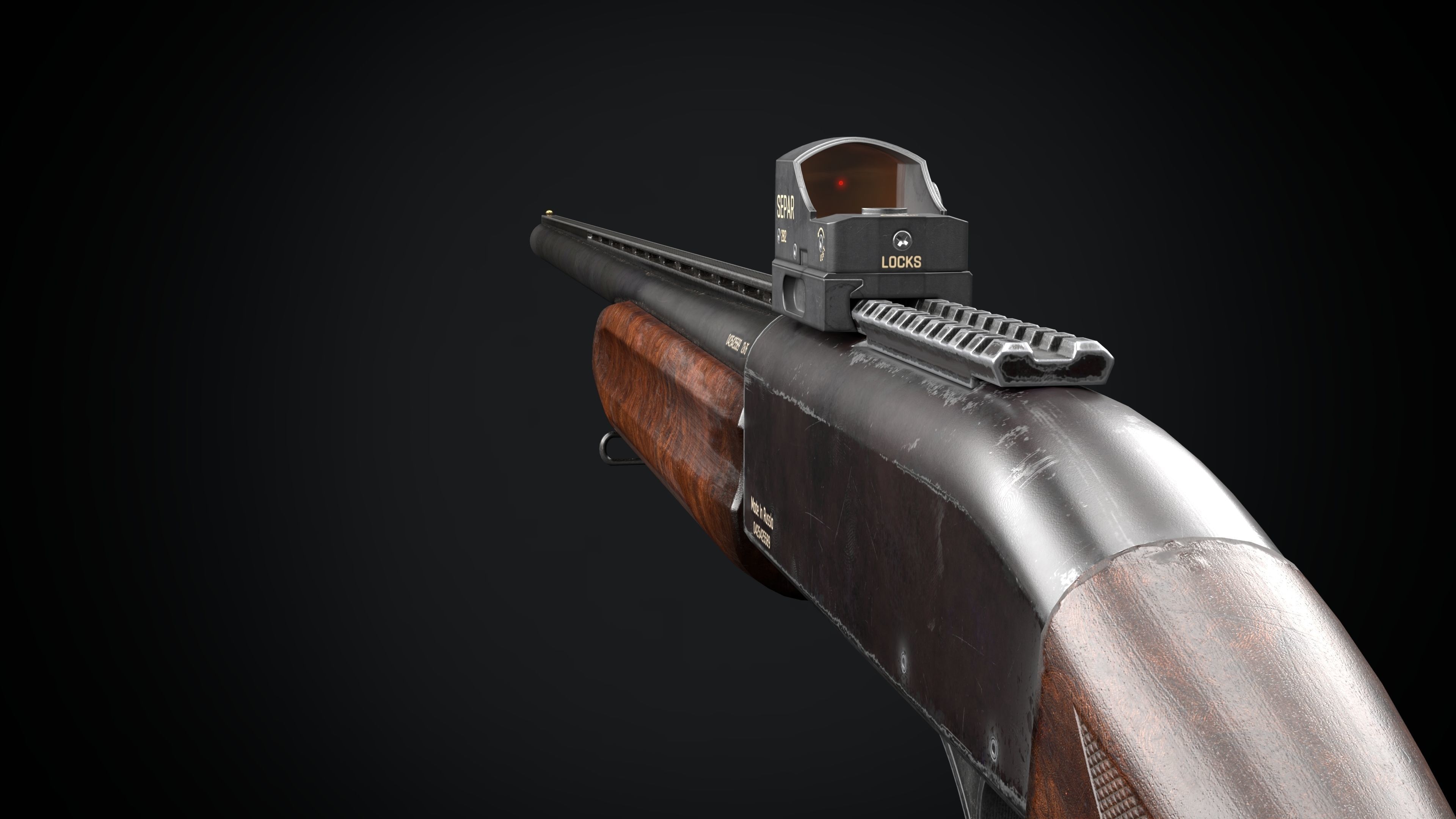 3D model MP-153 Semi-Automatic Shotgun VR / AR / low-poly | CGTrader