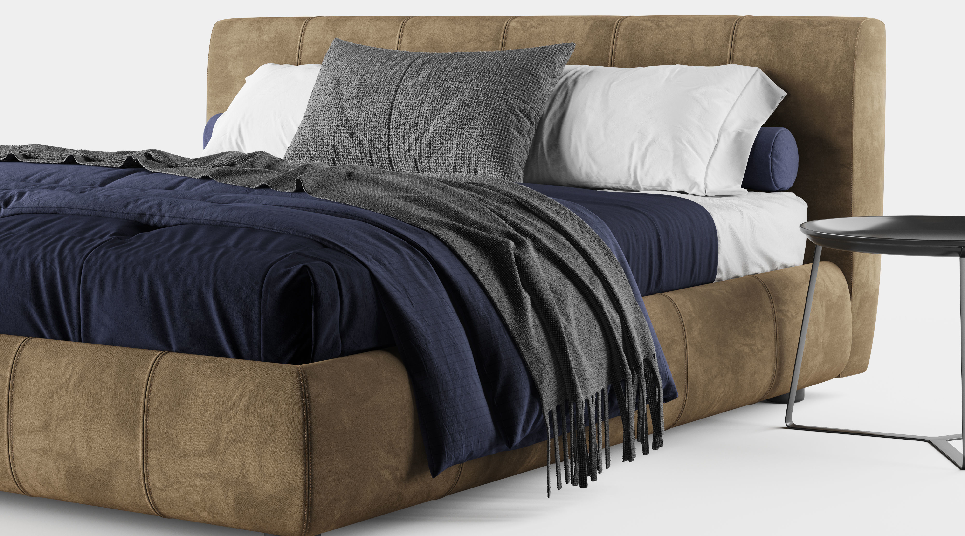 Bend Bed 3D model rigged | CGTrader