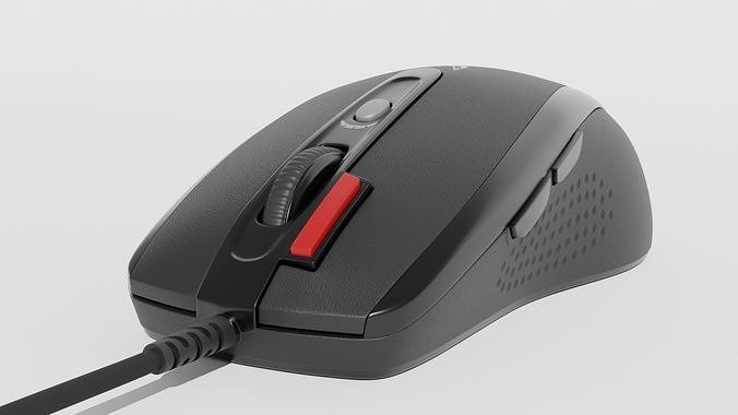 A4Tech X7 gaming mouse 3D model | CGTrader