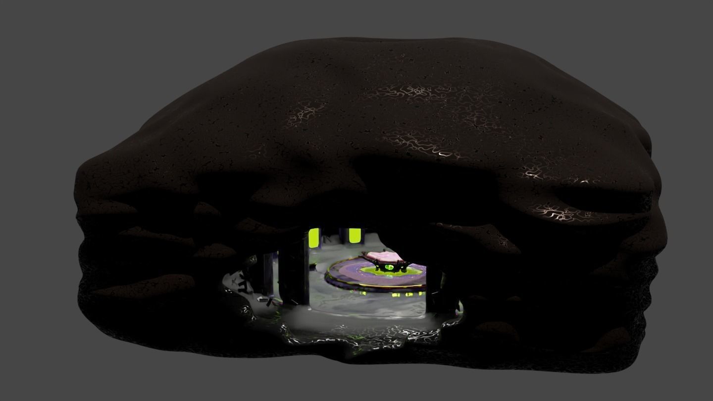 Dark Fantasy Chamber Set - Blender Only free 3D model | CGTrader