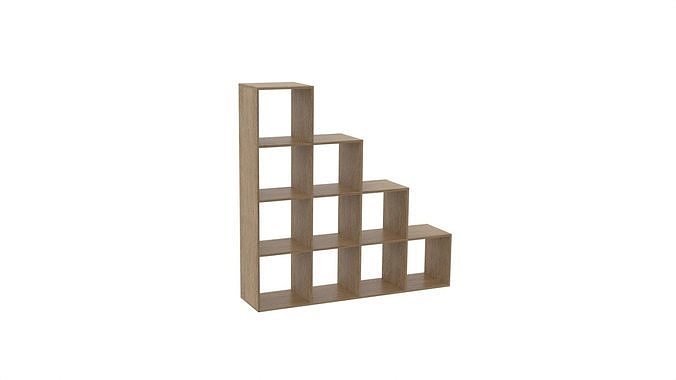 Step Shelves free 3D model | CGTrader