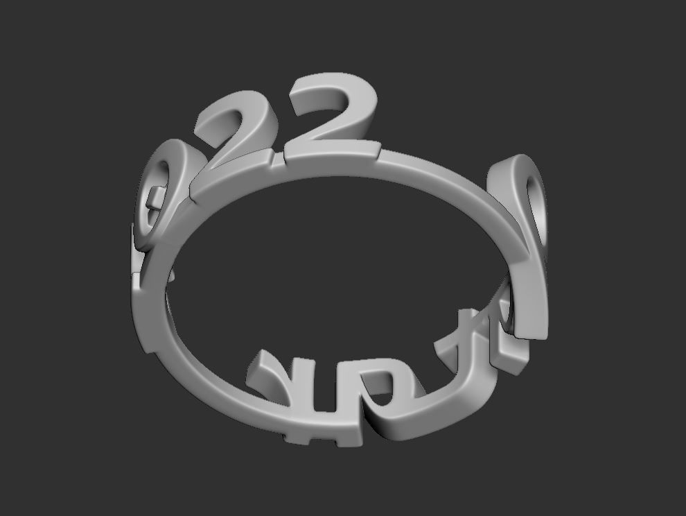 Qatar 2022 Ring 3D model 3D printable | CGTrader
