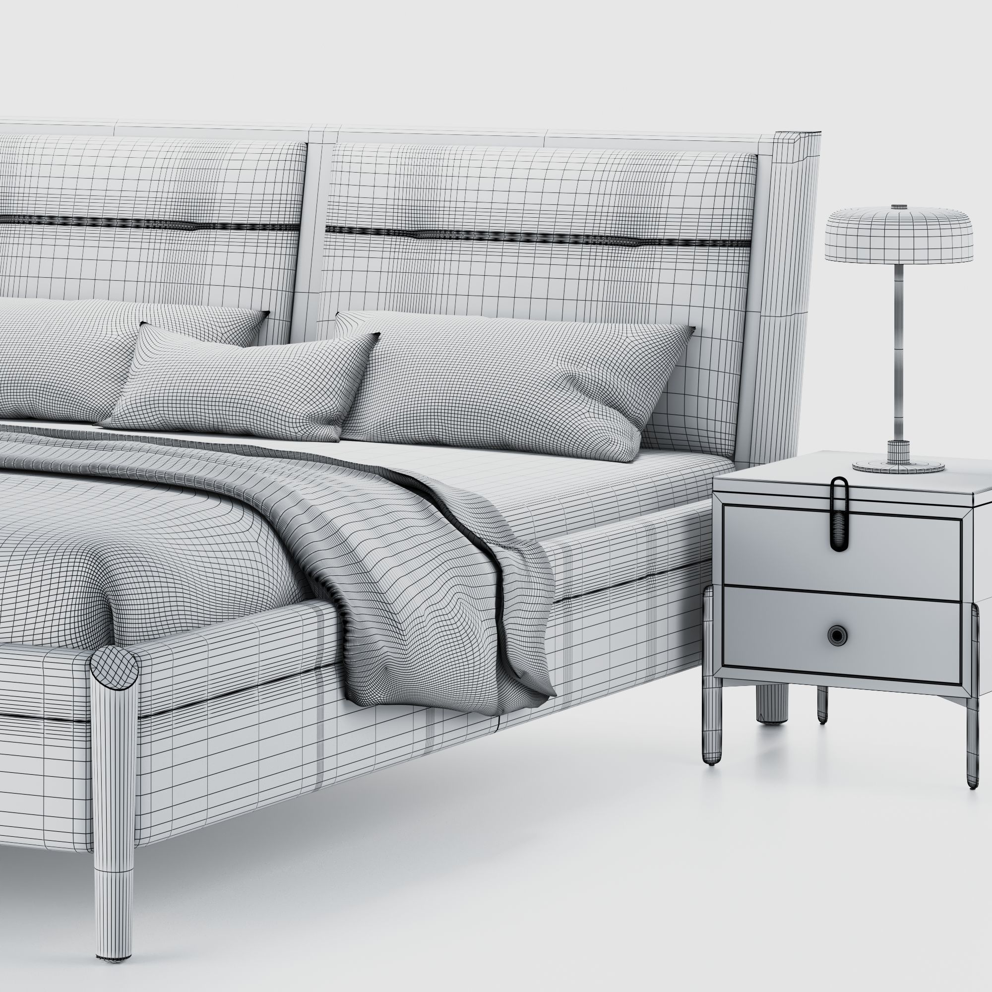 Jara Bed by Rolf Benz 3D model | CGTrader