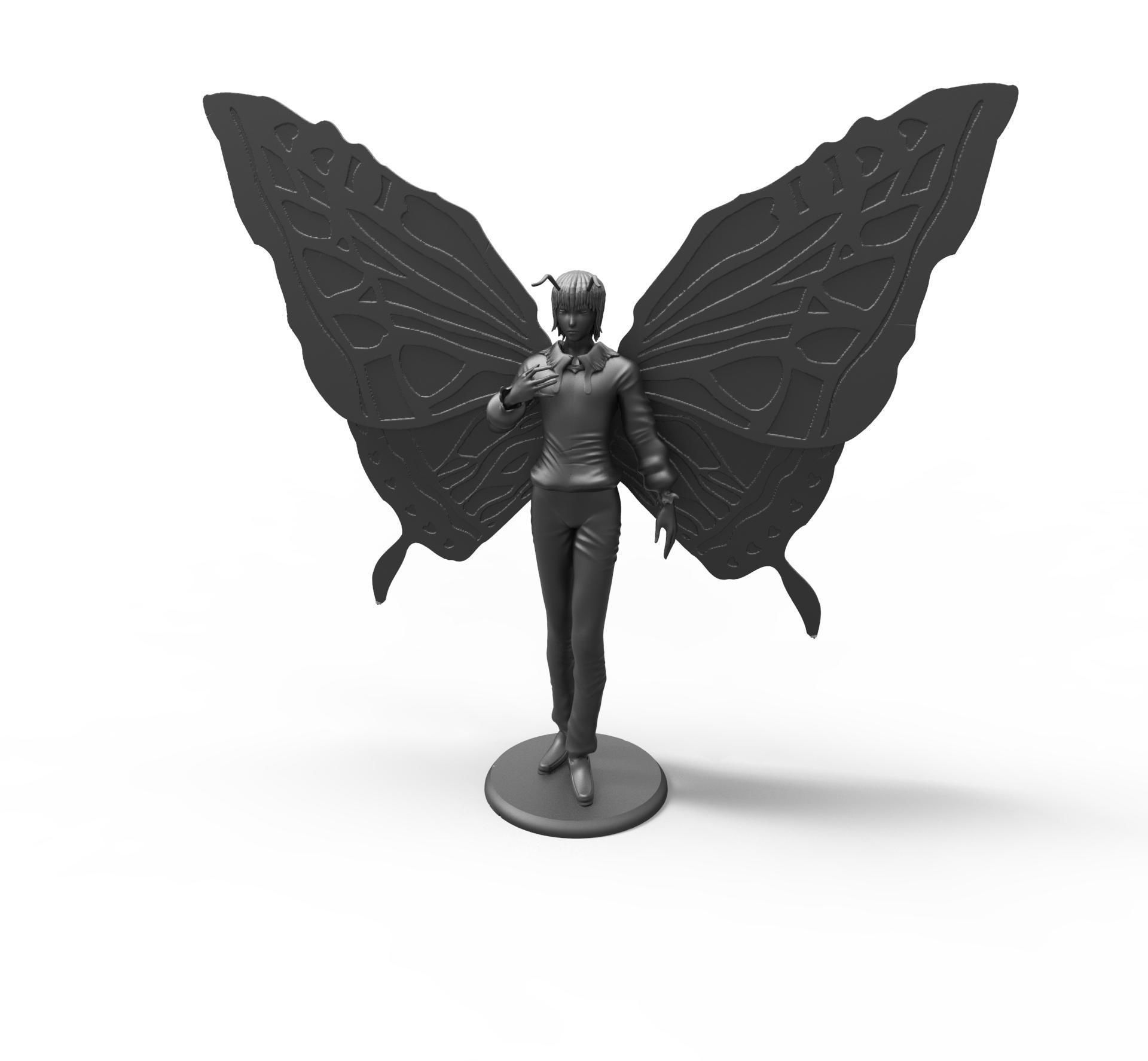 Shaiapouf figurine with butterfly 3D model 3D printable | CGTrader