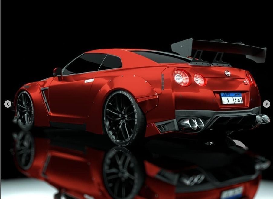 Modefied Nissan r35 3D model | CGTrader