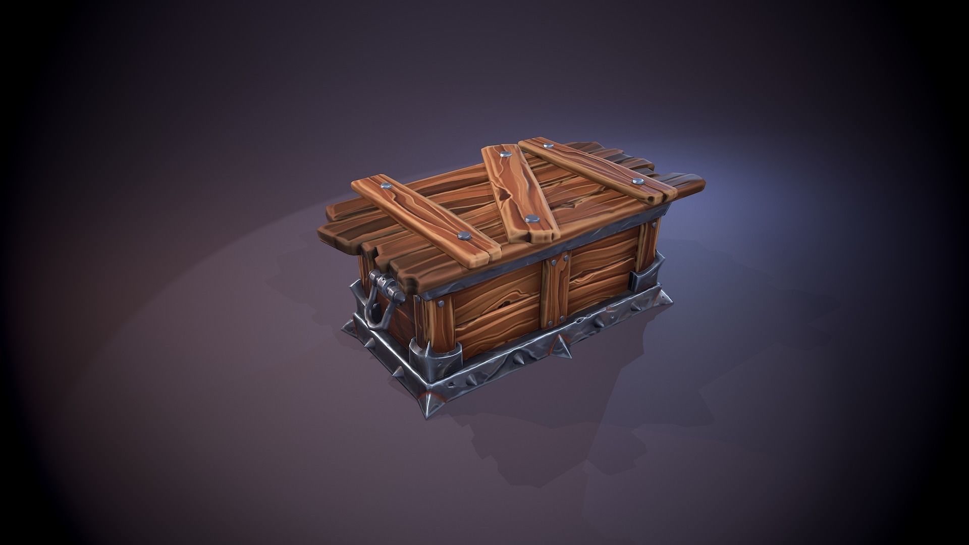 3D model Stylized Box VR / AR / low-poly | CGTrader