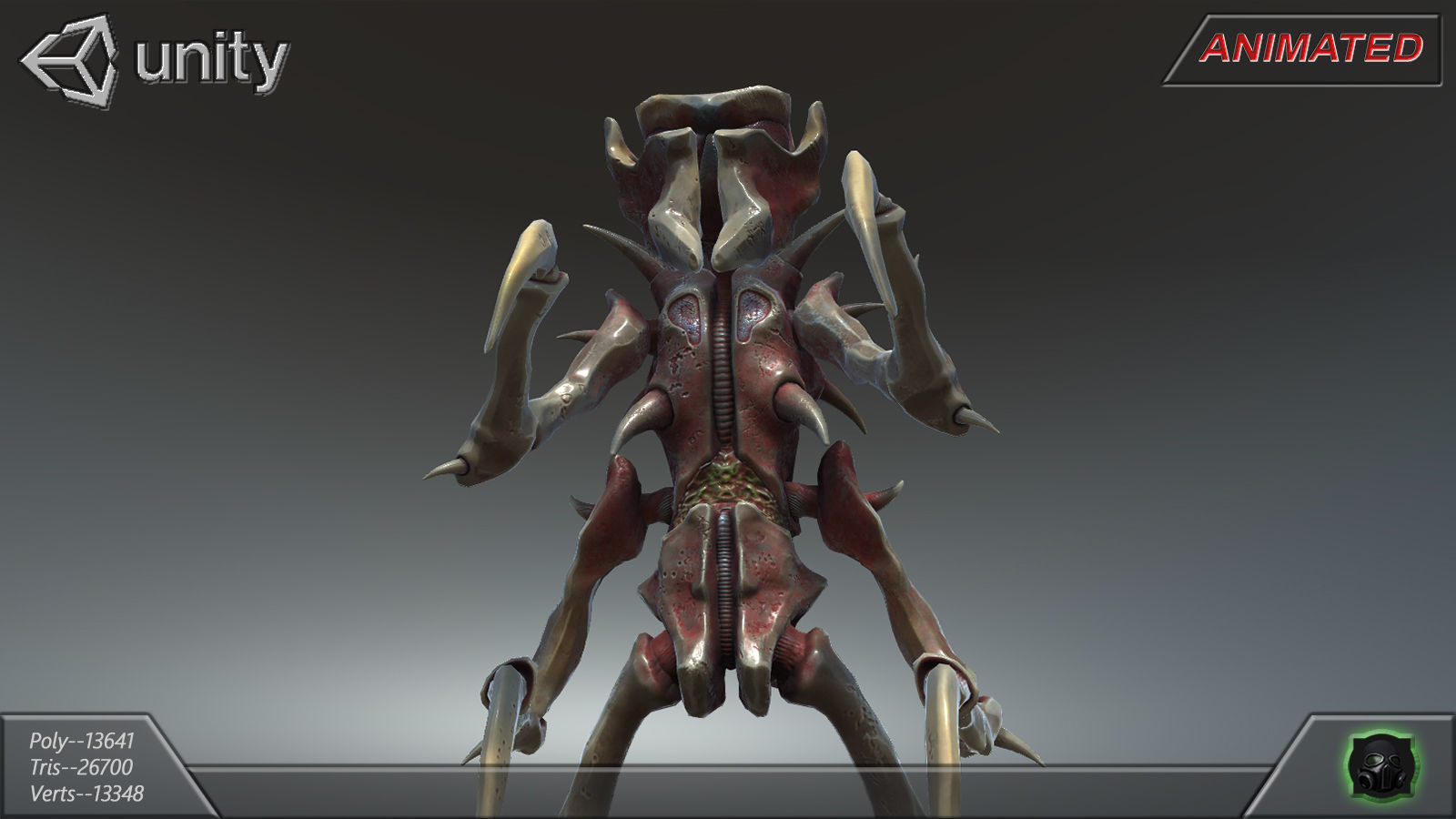 3D model Alien Extraterrestrial Creature 07 VR / AR / low-poly | CGTrader