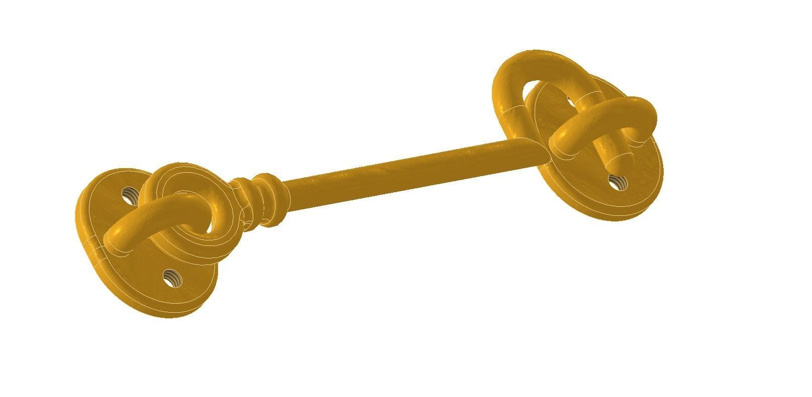 Door lock 3D model 3D printable | CGTrader