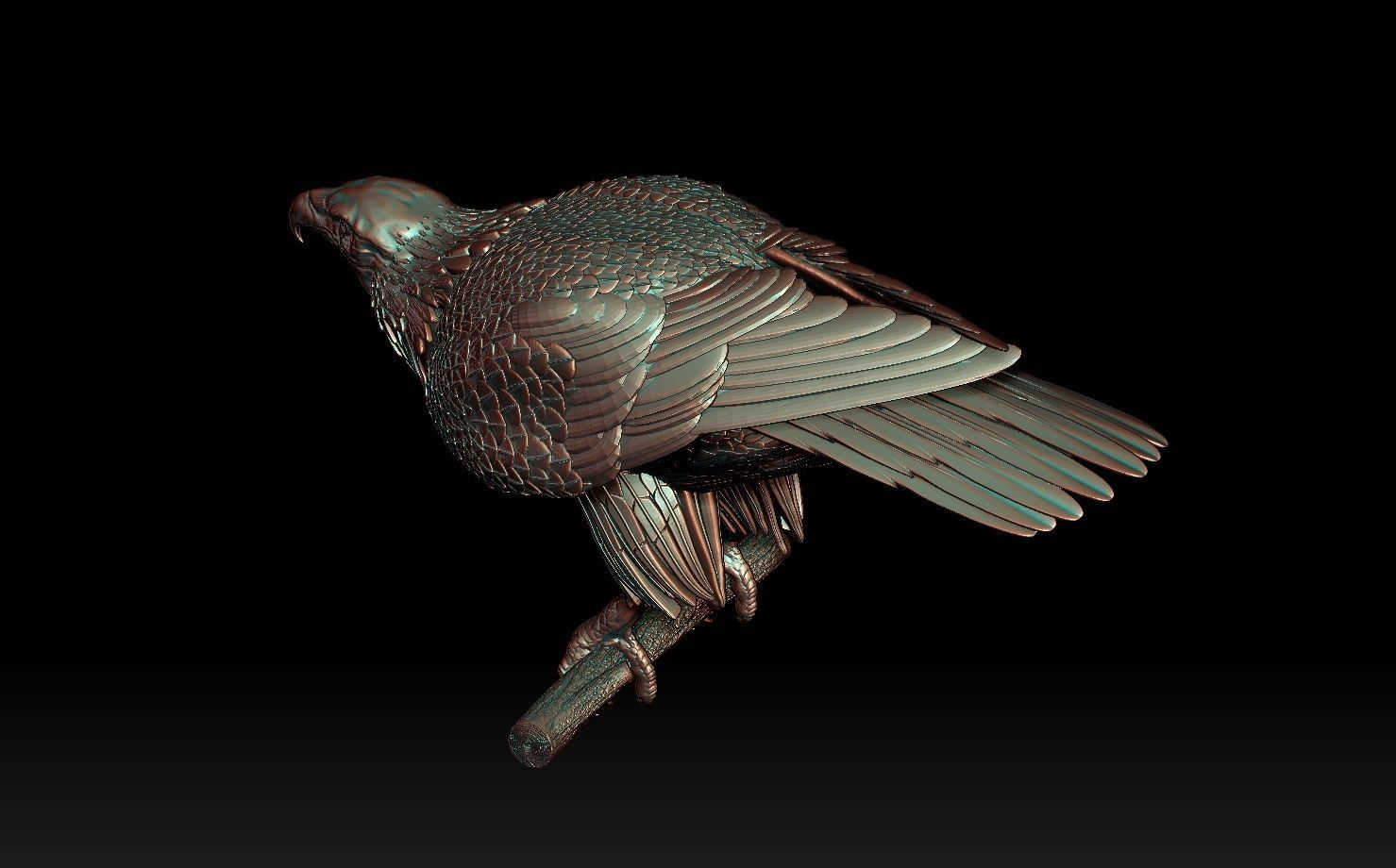 eagle 3D model 3D printable | CGTrader