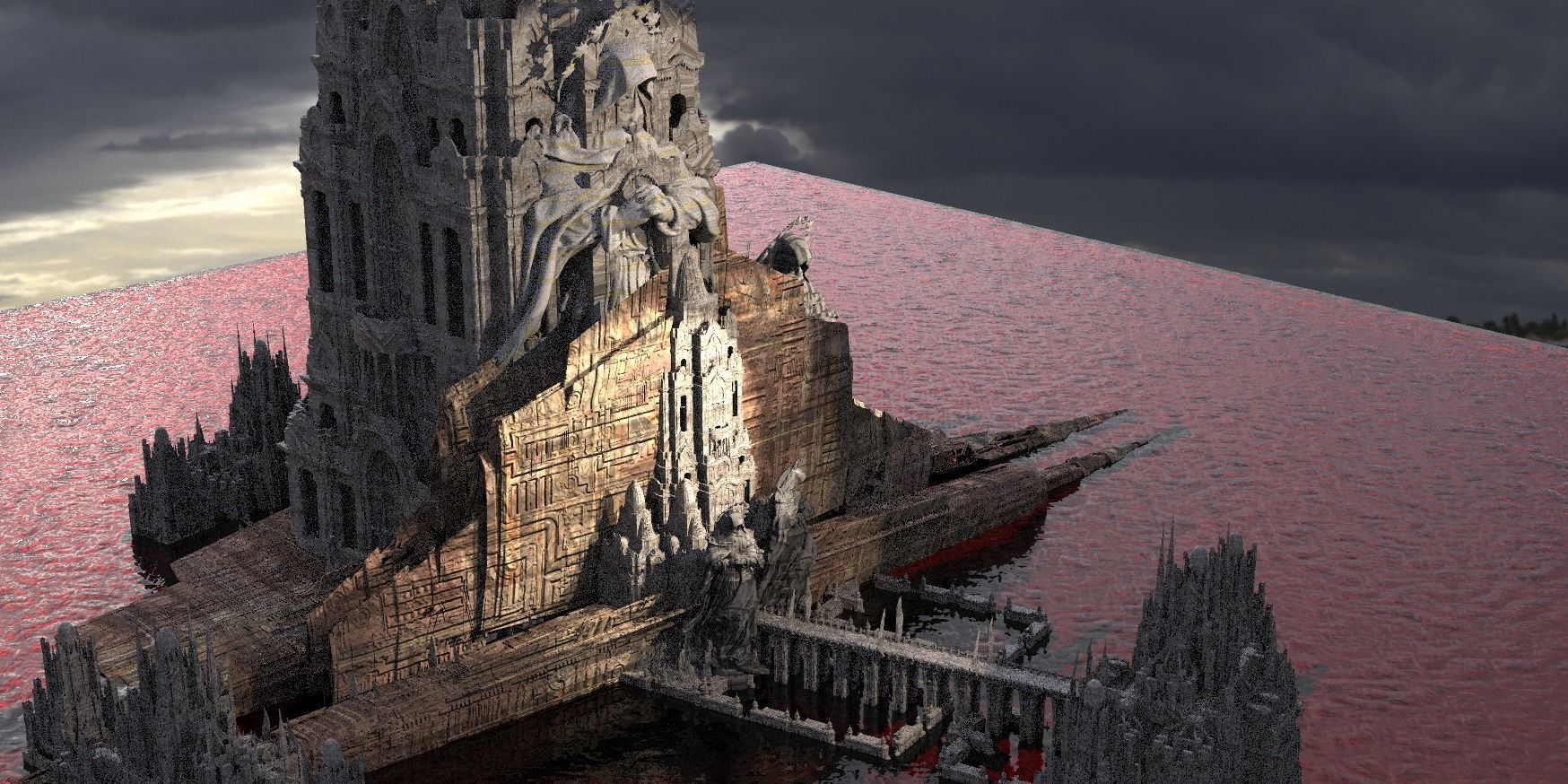 Archon Race Precursor City Kit bash 3D model | CGTrader