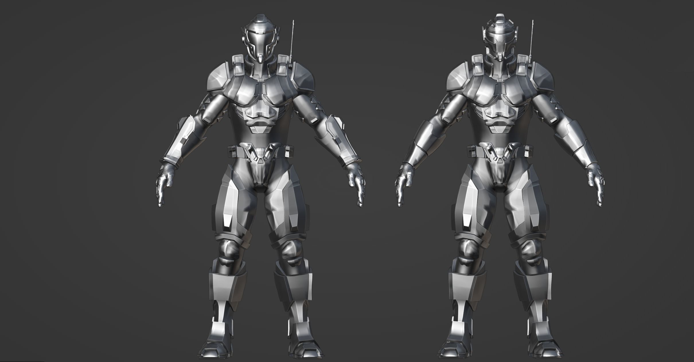3D model Sci-fi Super Soldier - UE4 Skeleton VR / AR / low-poly | CGTrader