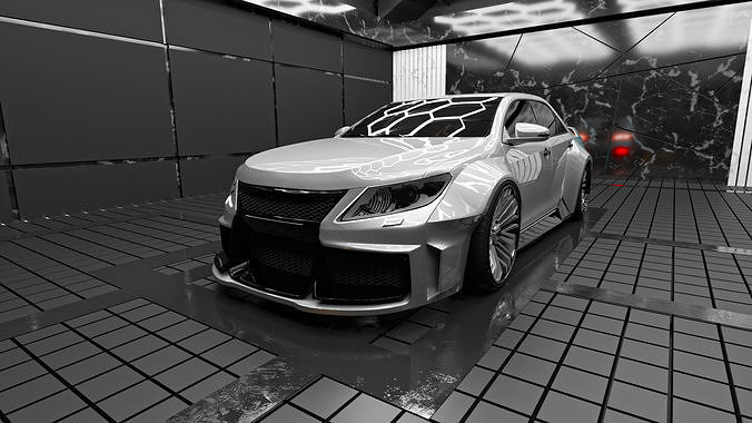 Toyota Camry 2012 tuning by Panch design 3D model | CGTrader