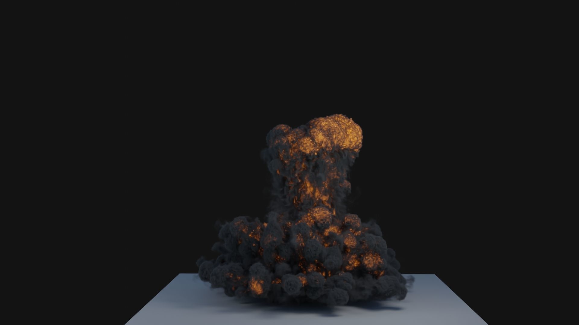 Volumetric Explosion Asset Pack - 5 Simulations 3D model | CGTrader