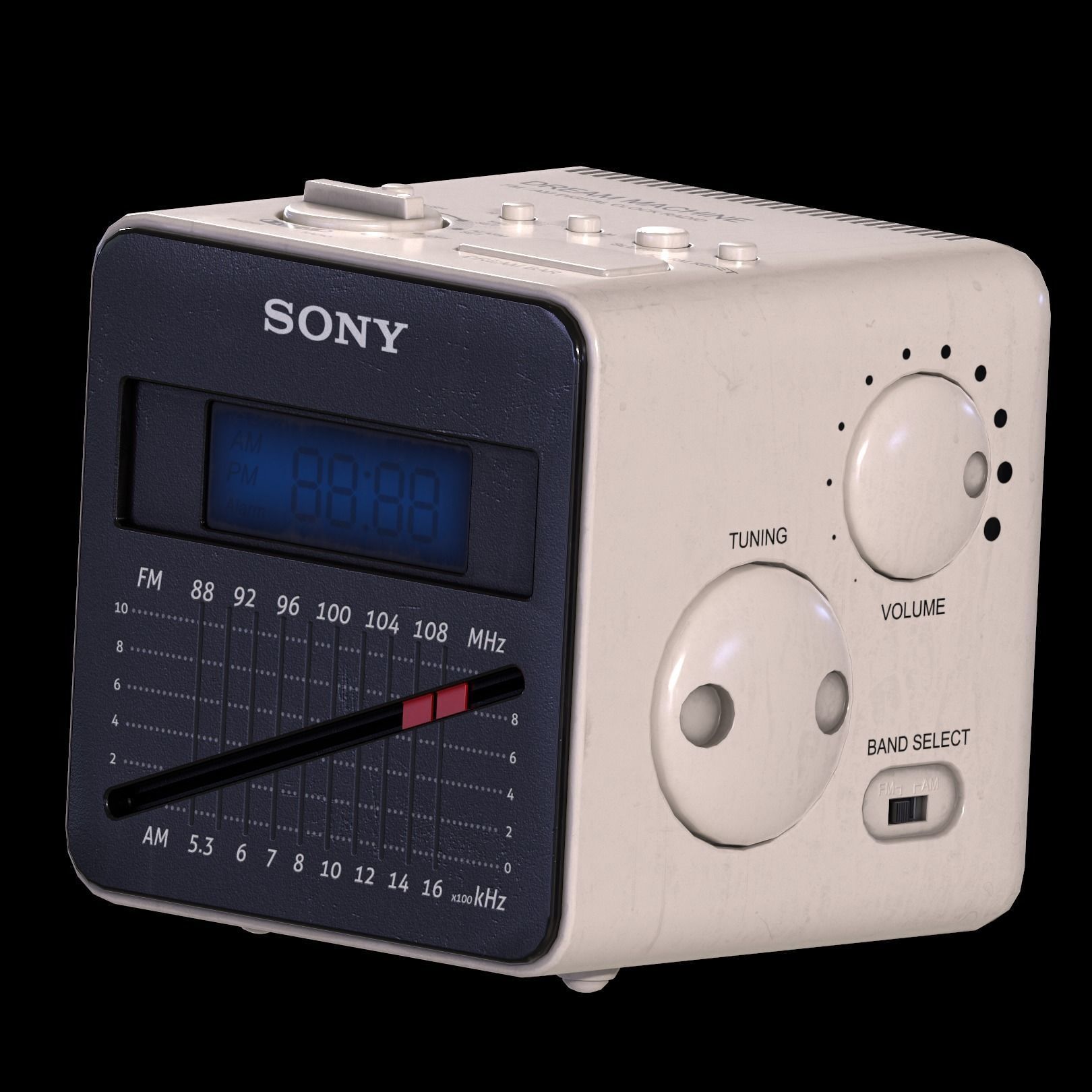 3D model SONY Dream Machine Alarm Clock VR / AR / low-poly | CGTrader