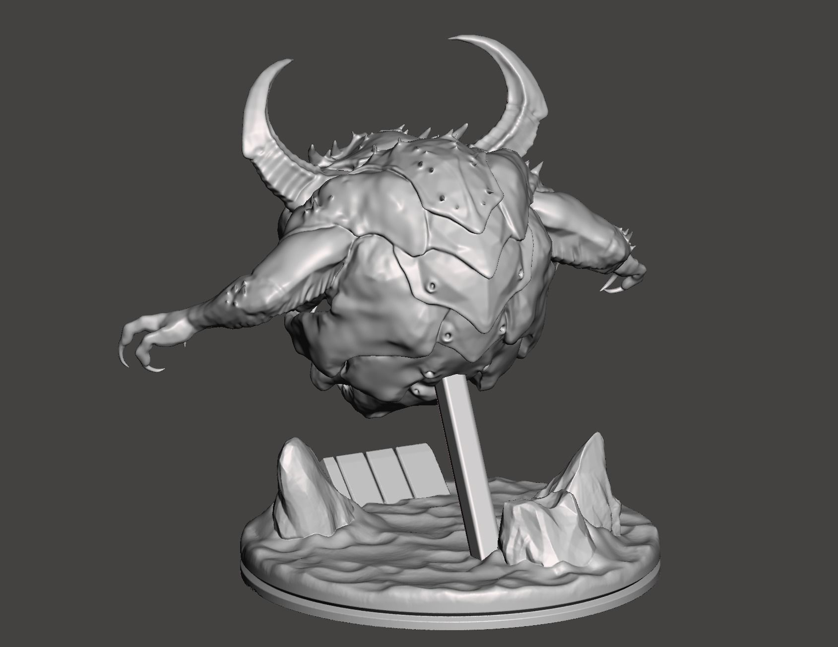 Pain Elemental - Doom Eternal - STL for 3D printing 3D model 3D ...
