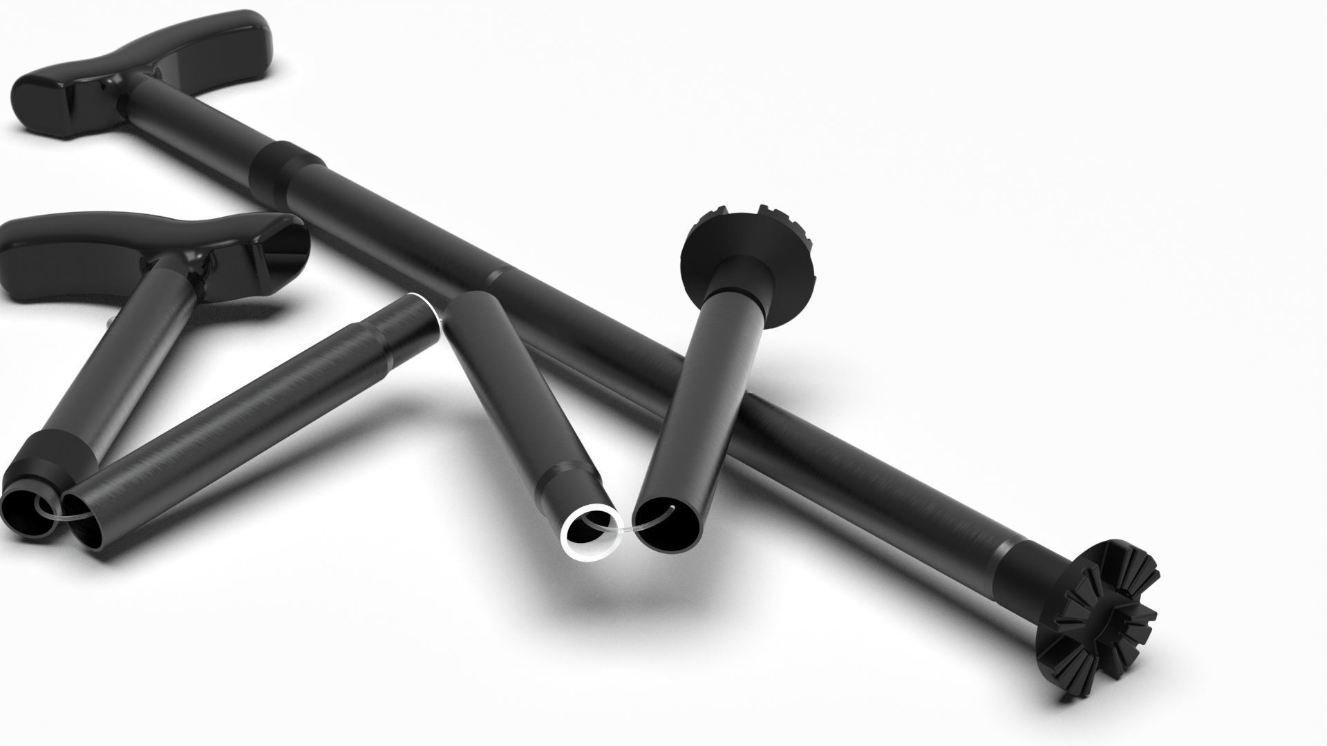 Foldable Cane 3D model | CGTrader