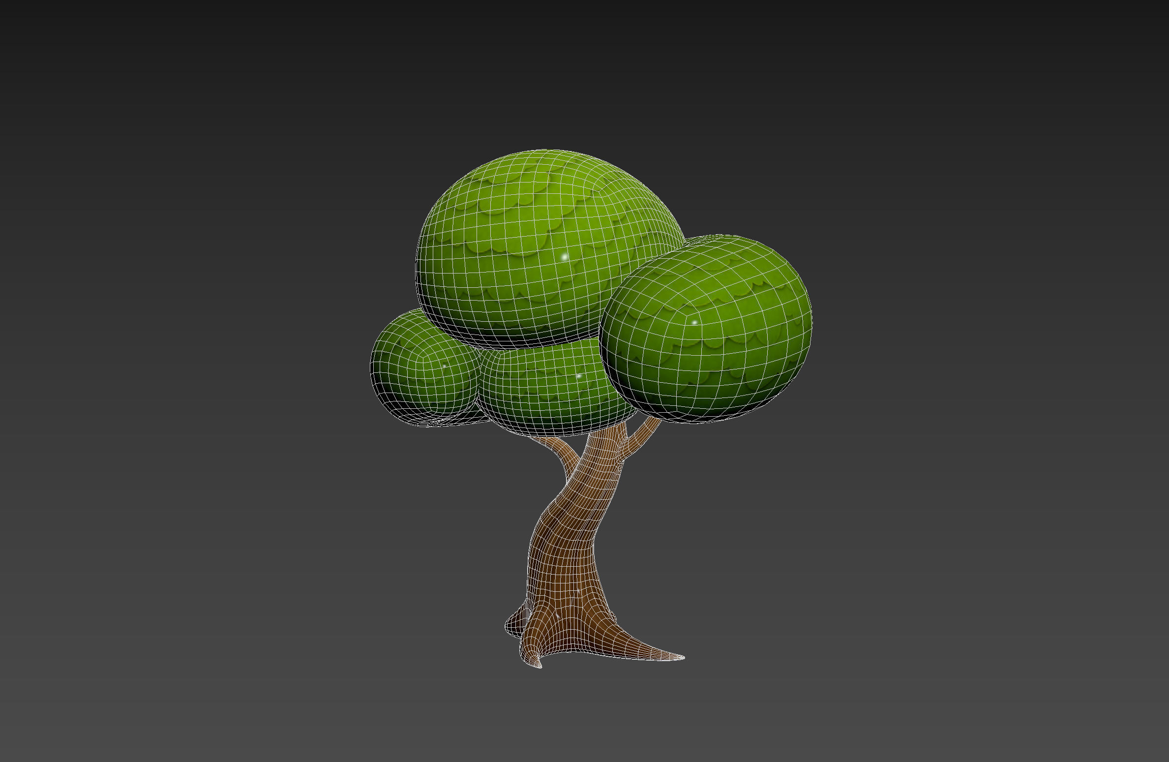 Cartoon Tree 002 3D model | CGTrader