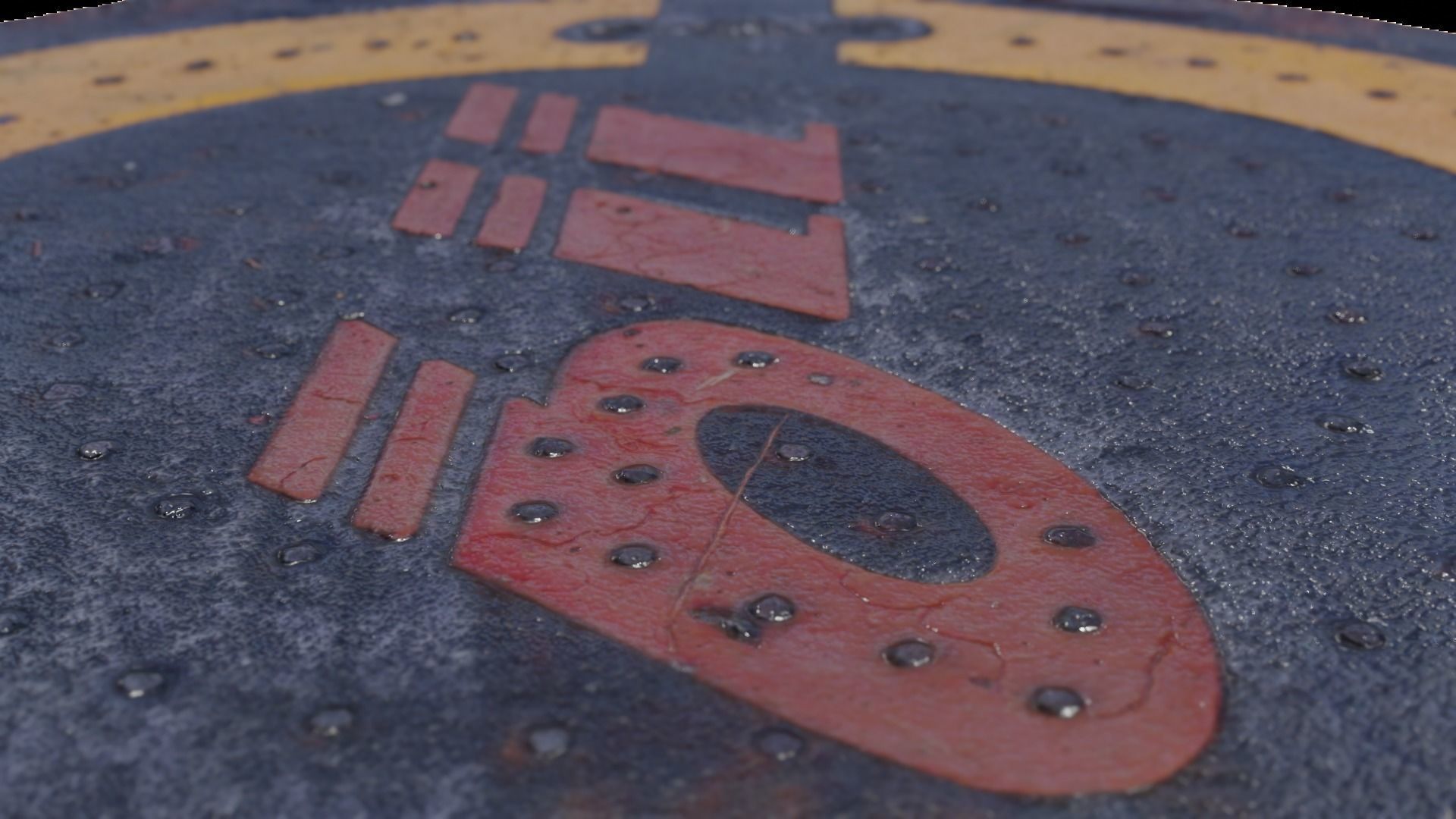 Korean style 5 manhole set 3D model | CGTrader