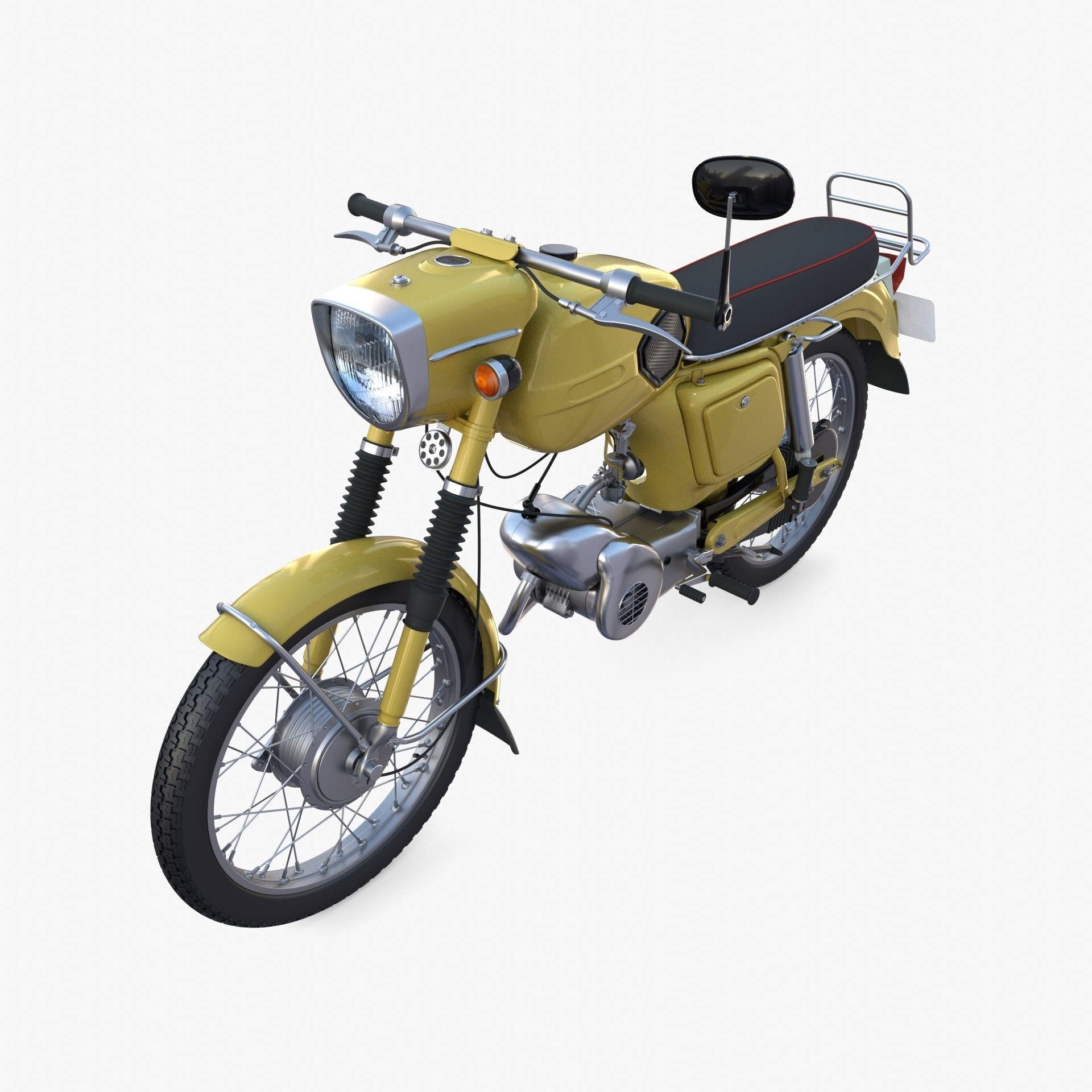Generic motorcycle 3D model | CGTrader