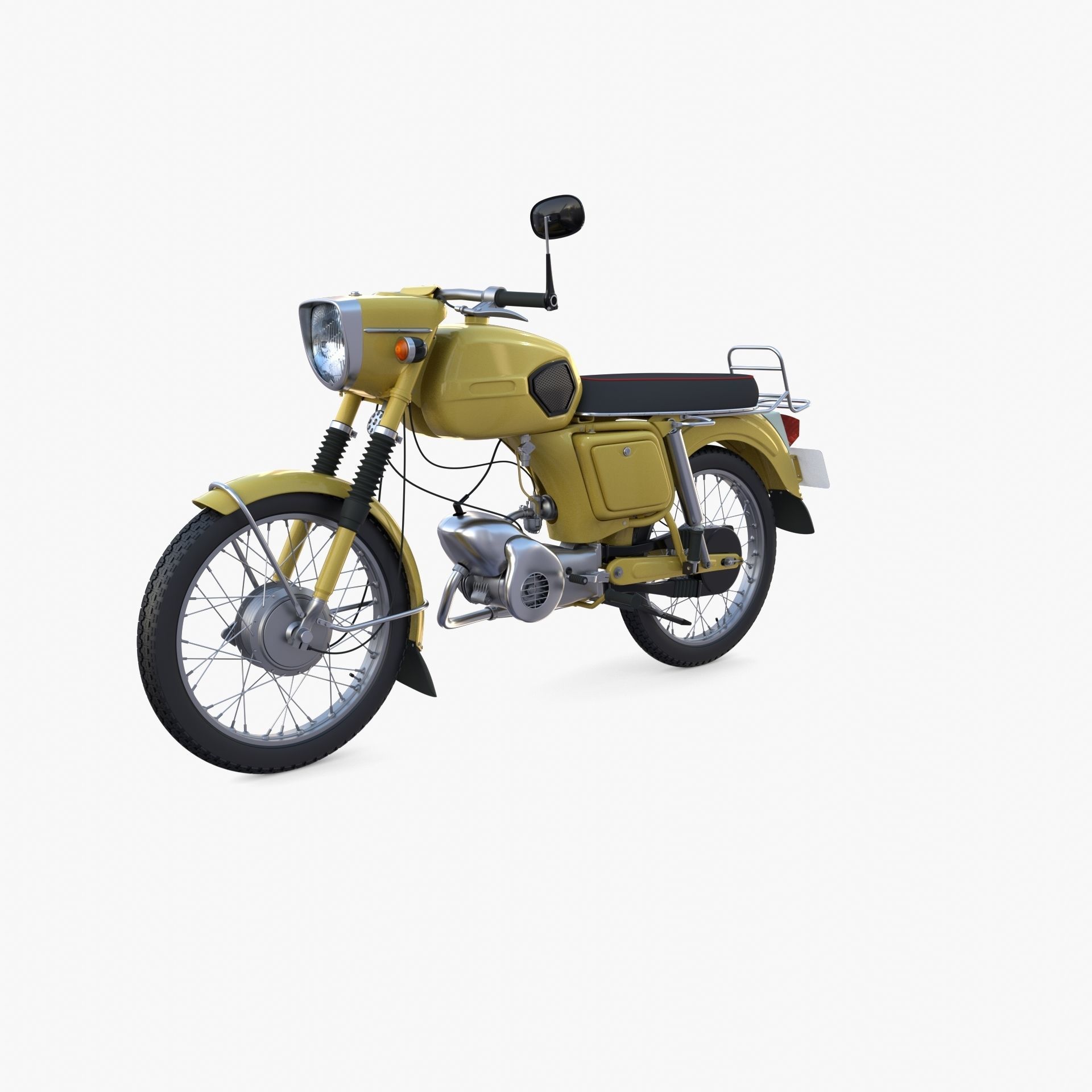 Generic motorcycle 3D model | CGTrader