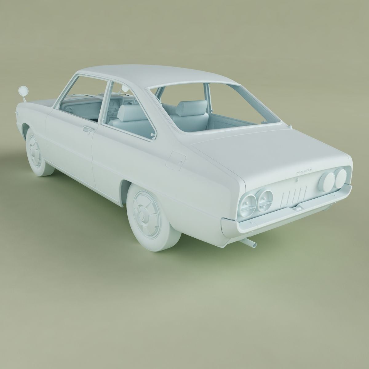Mazda R100 3D model | CGTrader