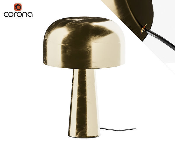 Minimalistic night stand lamp 3D model | CGTrader