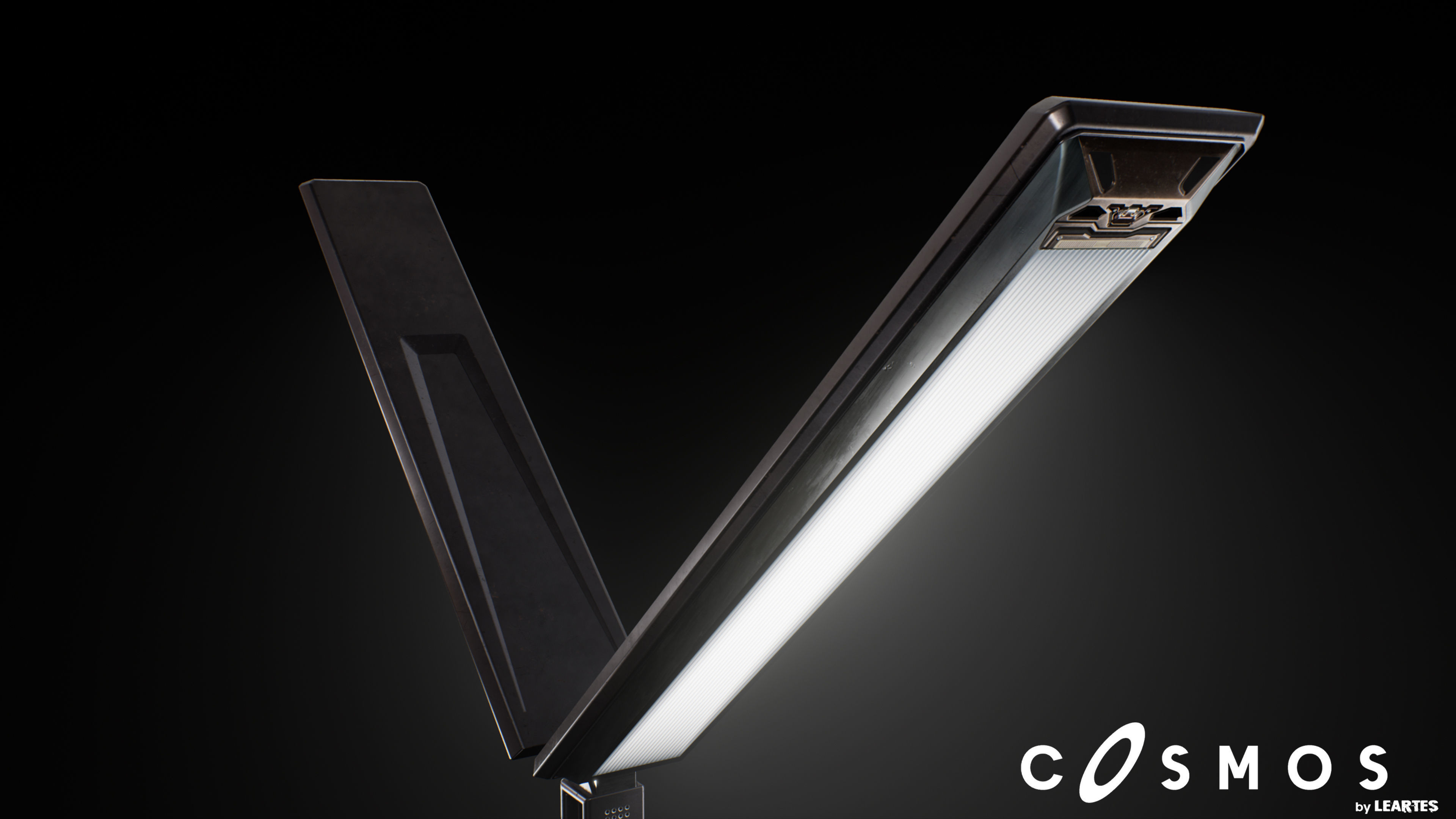 3D model Cyberpunk Street Light - 2 VR / AR / low-poly | CGTrader