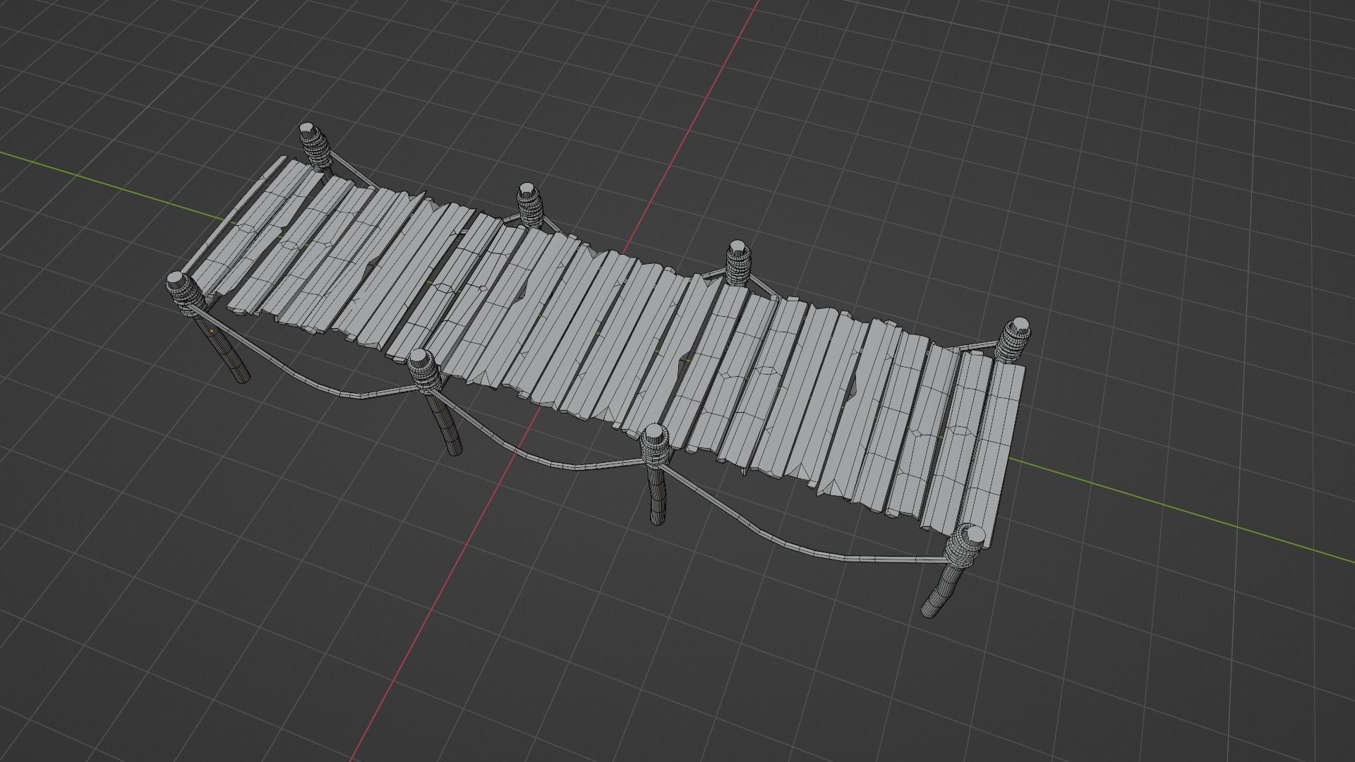 Bridge - Old Bridge - Game Ready - PBR 3D model | CGTrader