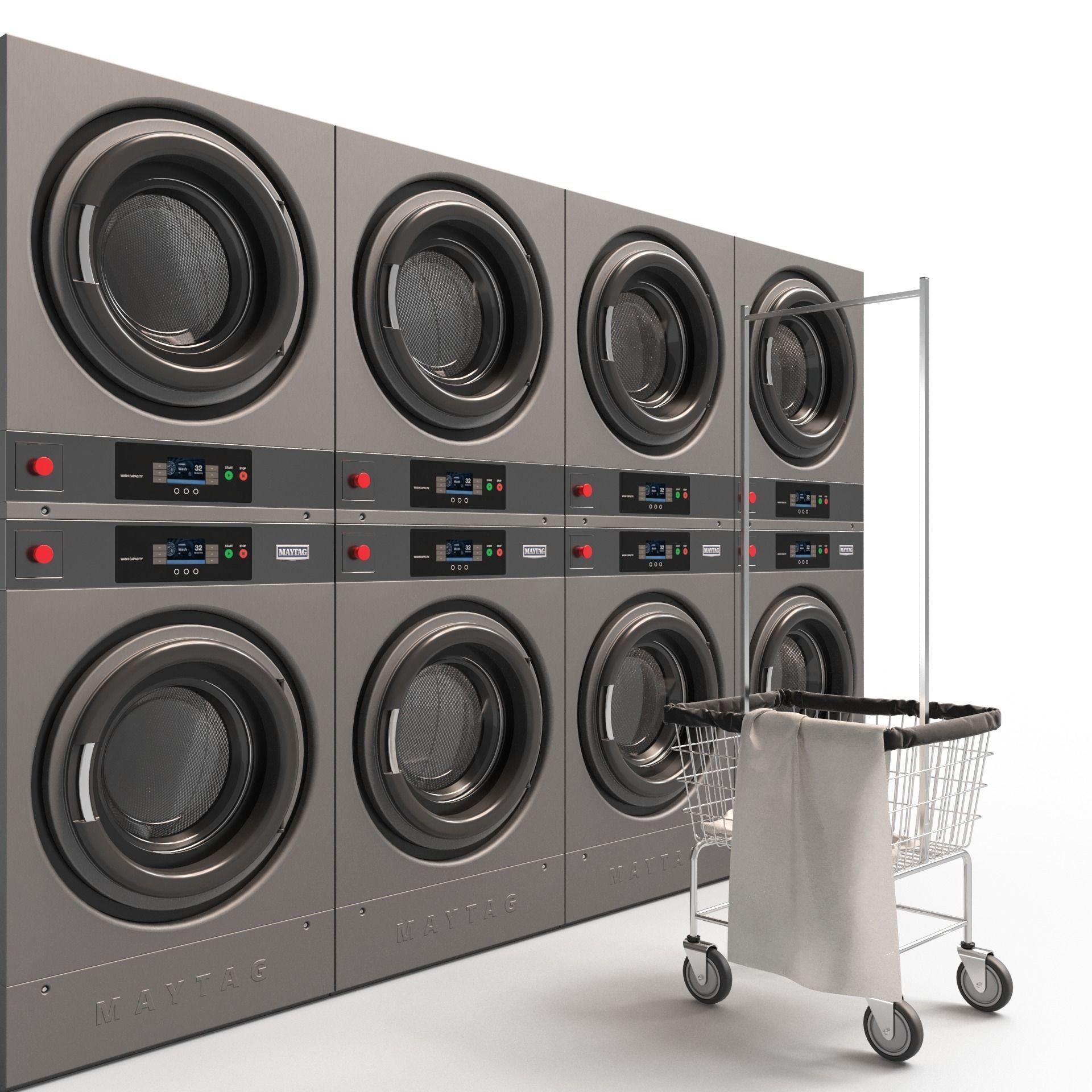 Laundromat Maytag - Laundry Collection 3D model | CGTrader