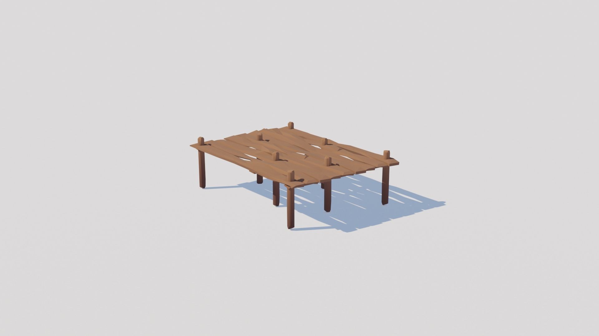 3D model Low Poly Vikings Dock VR / AR / low-poly | CGTrader