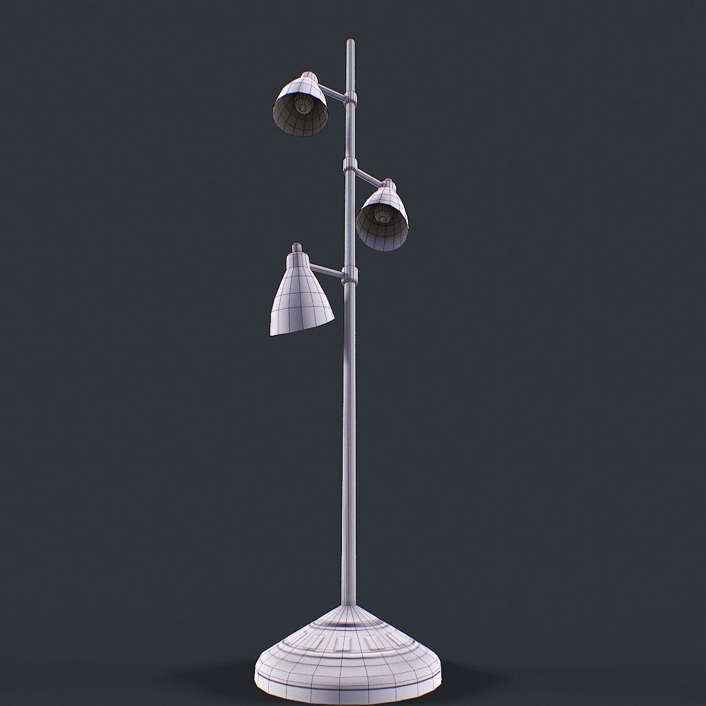 3D model Standing lamp VR / AR / low-poly | CGTrader