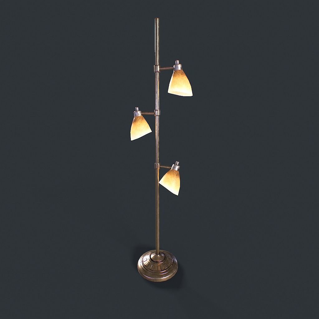 3D model Standing lamp VR / AR / low-poly | CGTrader