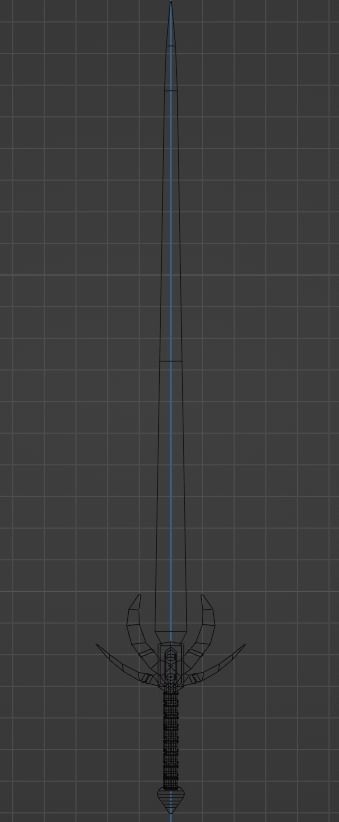 Ishar sword free VR / AR / low-poly 3D model | CGTrader