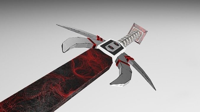 Ishar sword free VR / AR / low-poly 3D model | CGTrader