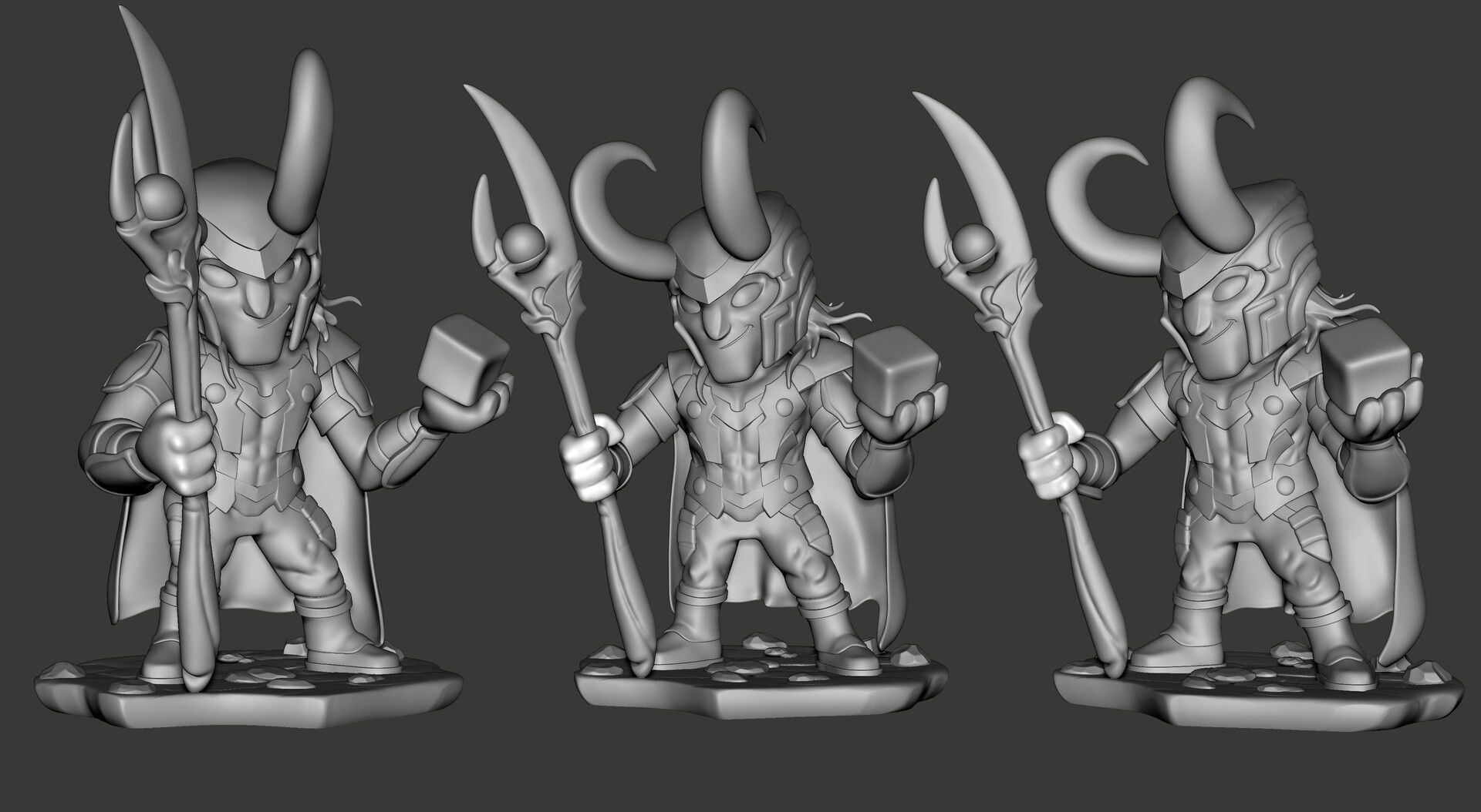 Loki STL from marvel comics 3D model 3D printable | CGTrader
