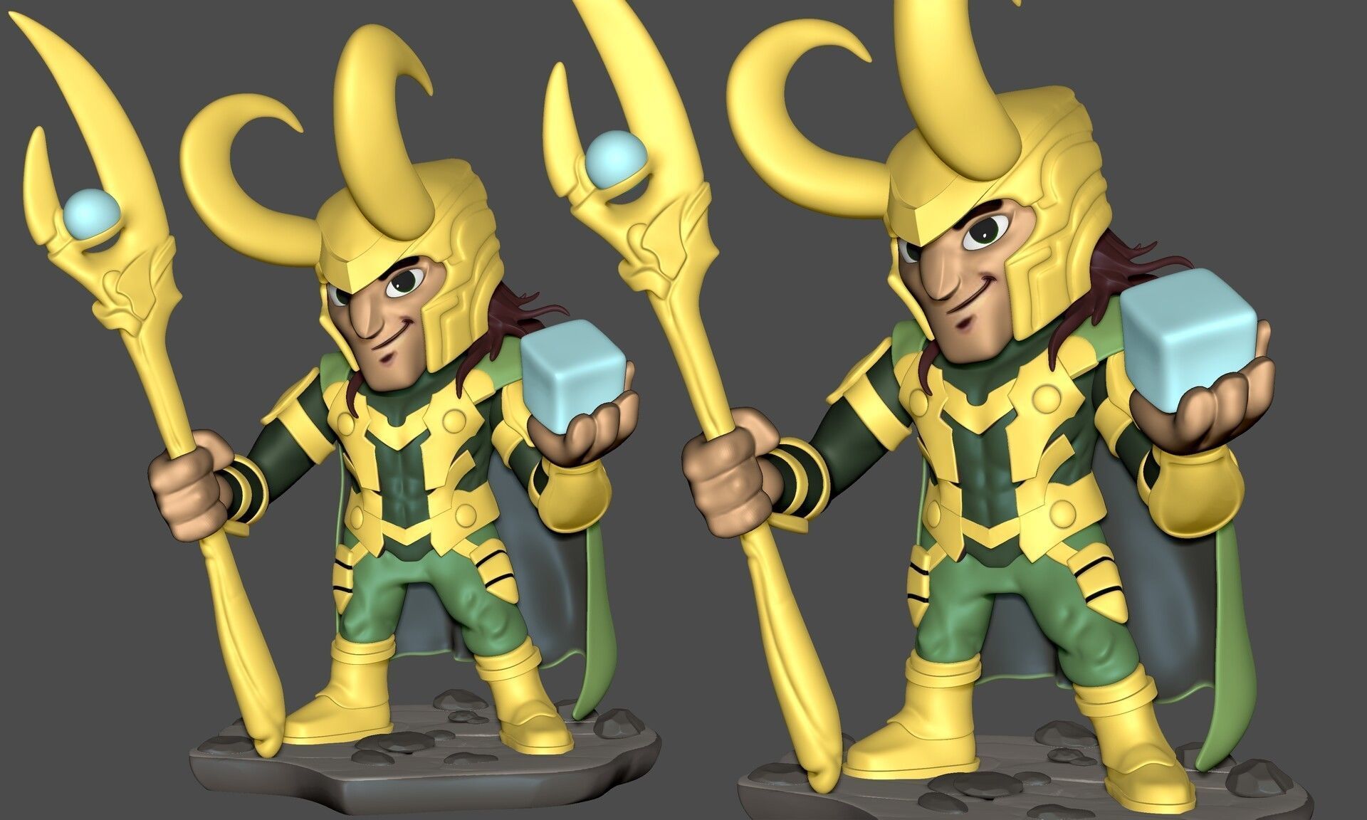 Loki STL from marvel comics 3D model 3D printable | CGTrader