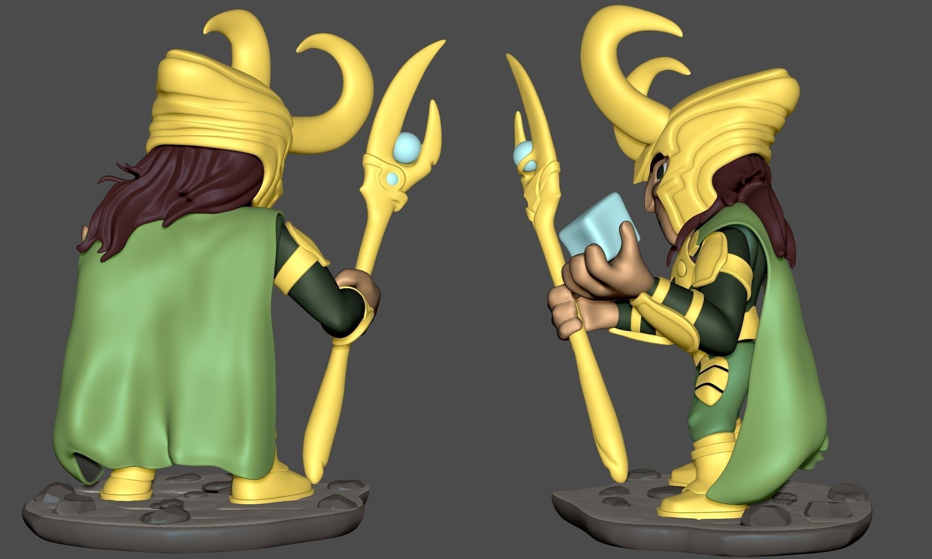 Loki STL 3D model 3D printable | CGTrader