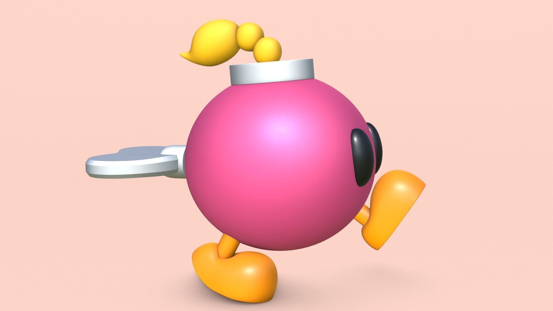 3D model Bombette From Paper Mario VR / AR / low-poly | CGTrader